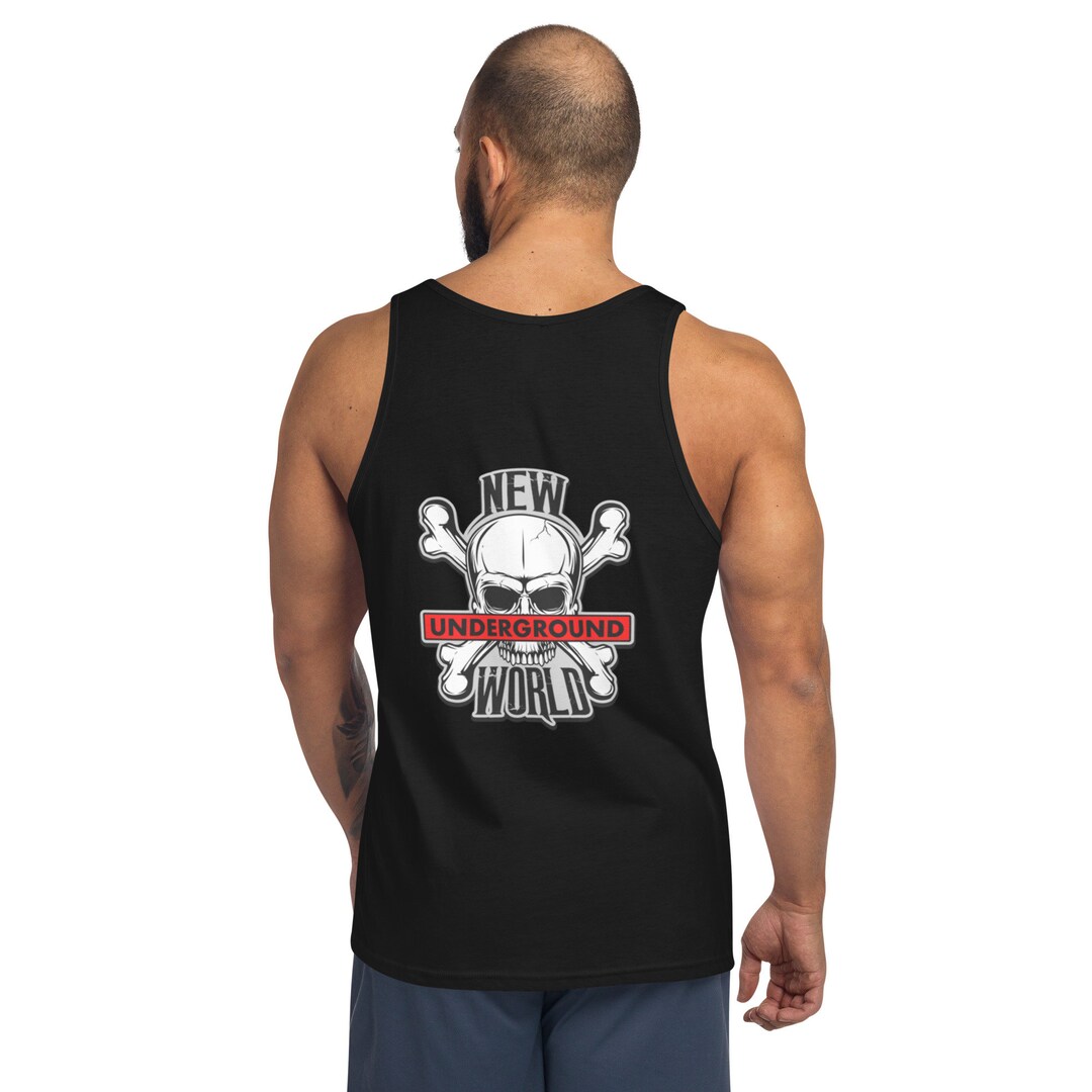 Men's NWU Skull Logo Tank Top - Etsy