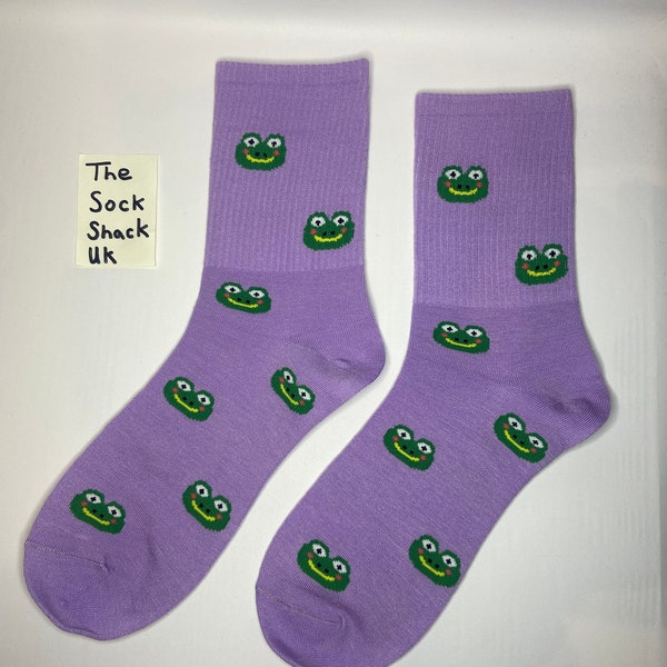Frog Socks - Etsy