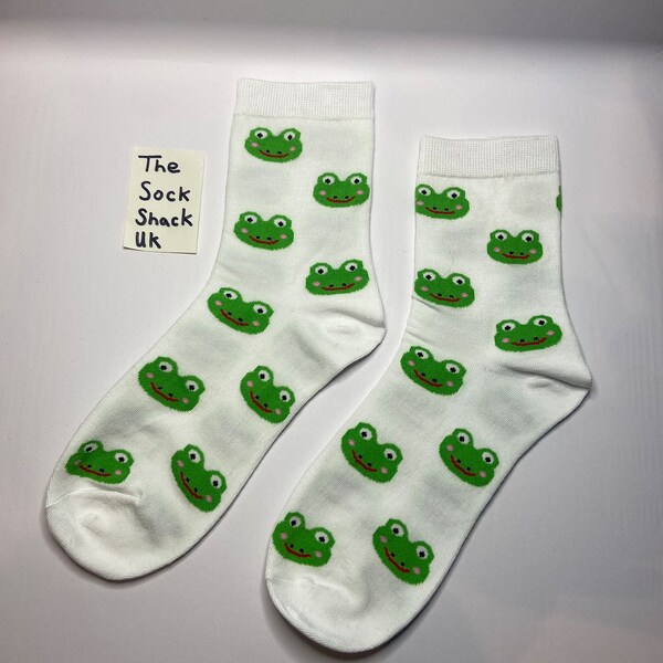 Frog Socks - Etsy