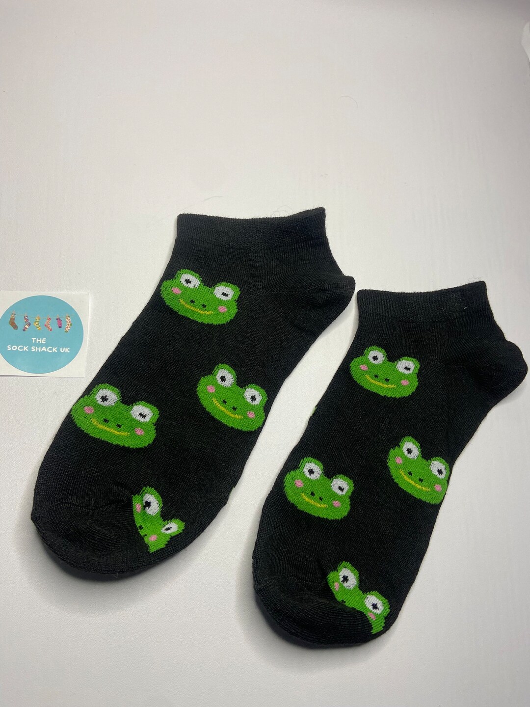 Frog Print Ankle Socks, Novelty Socks, Animal Socks, Stocking Filler ...