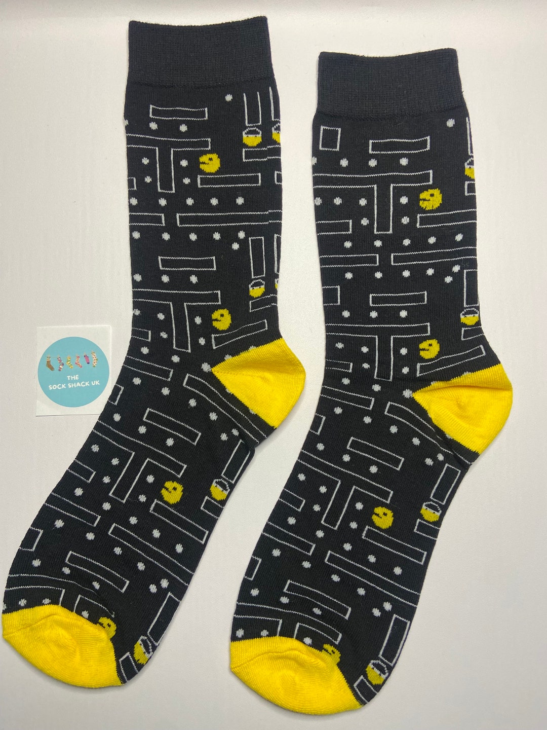 Pac-man Socks, Novelty Socks, Animal Socks, Stocking Filler, Pacman ...