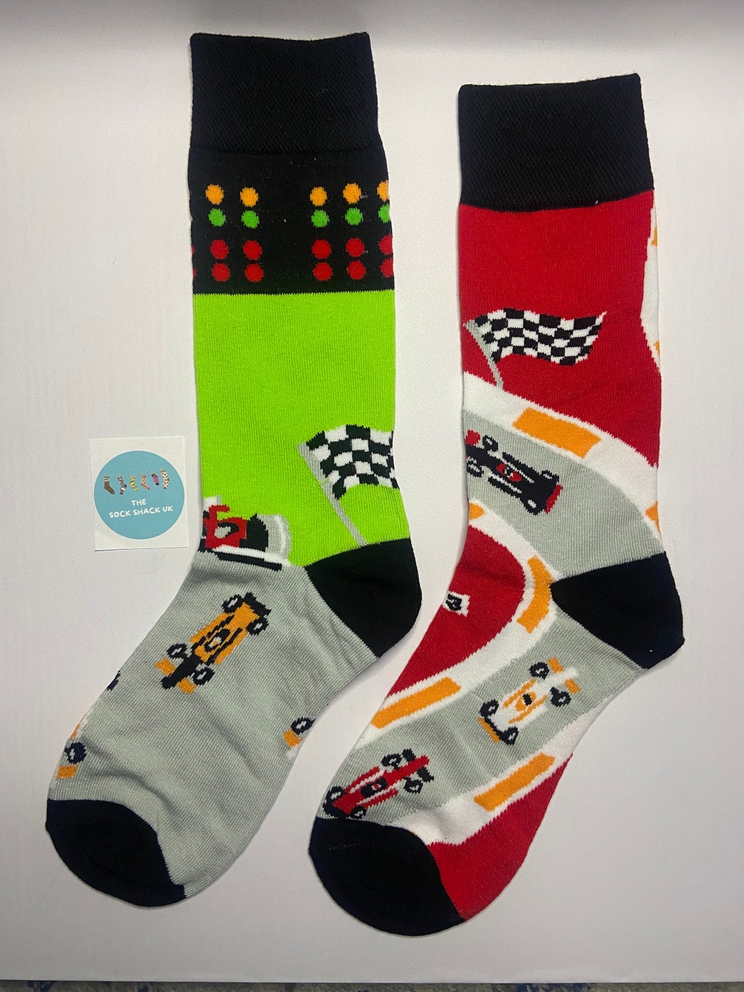 F1 Print Socks, Racing Socks, Car Socks, Stocking Filler, Xmas Gift ...