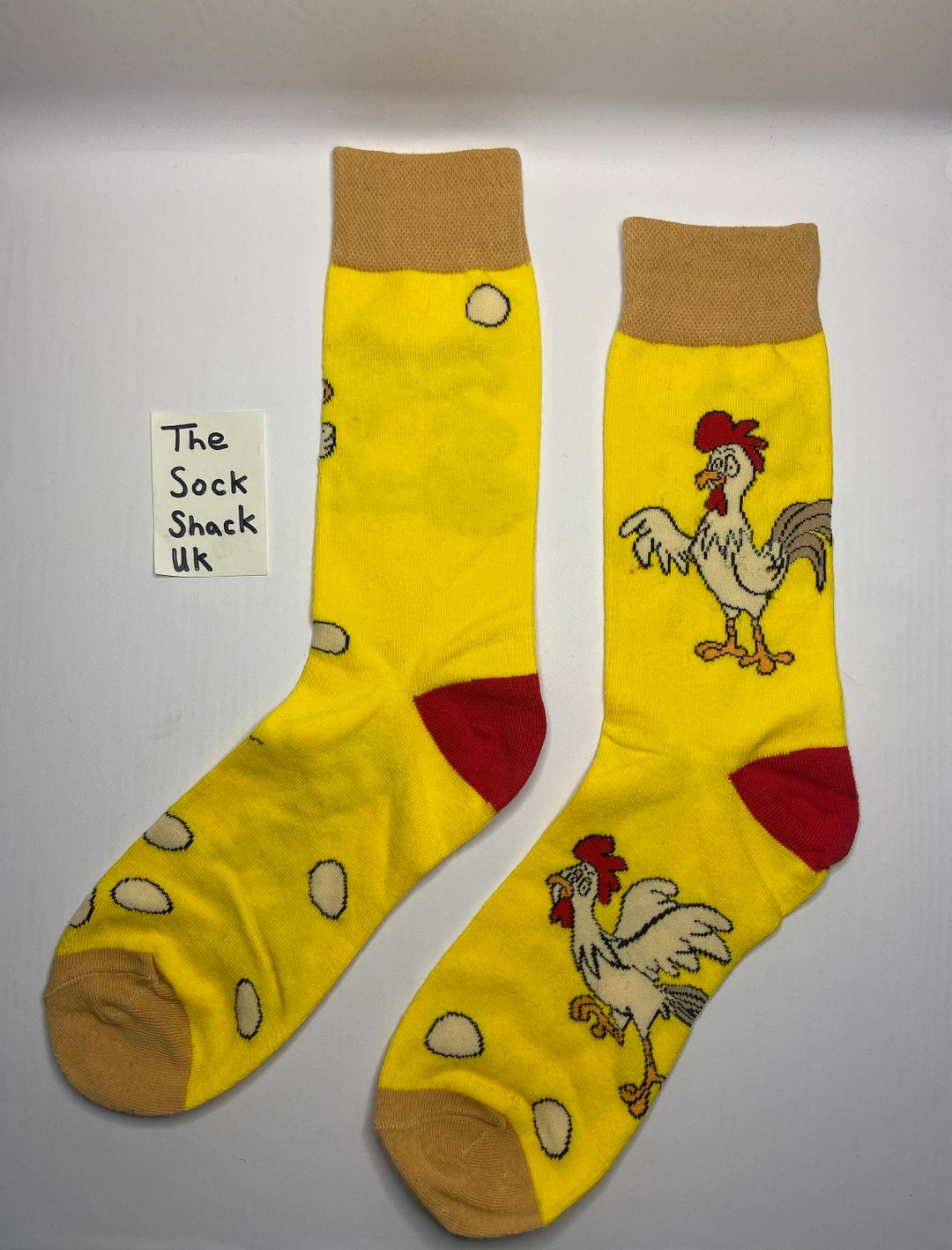 Rooster Print Socks, Chicken, Animal Socks, Stocking Filler, Chicken ...