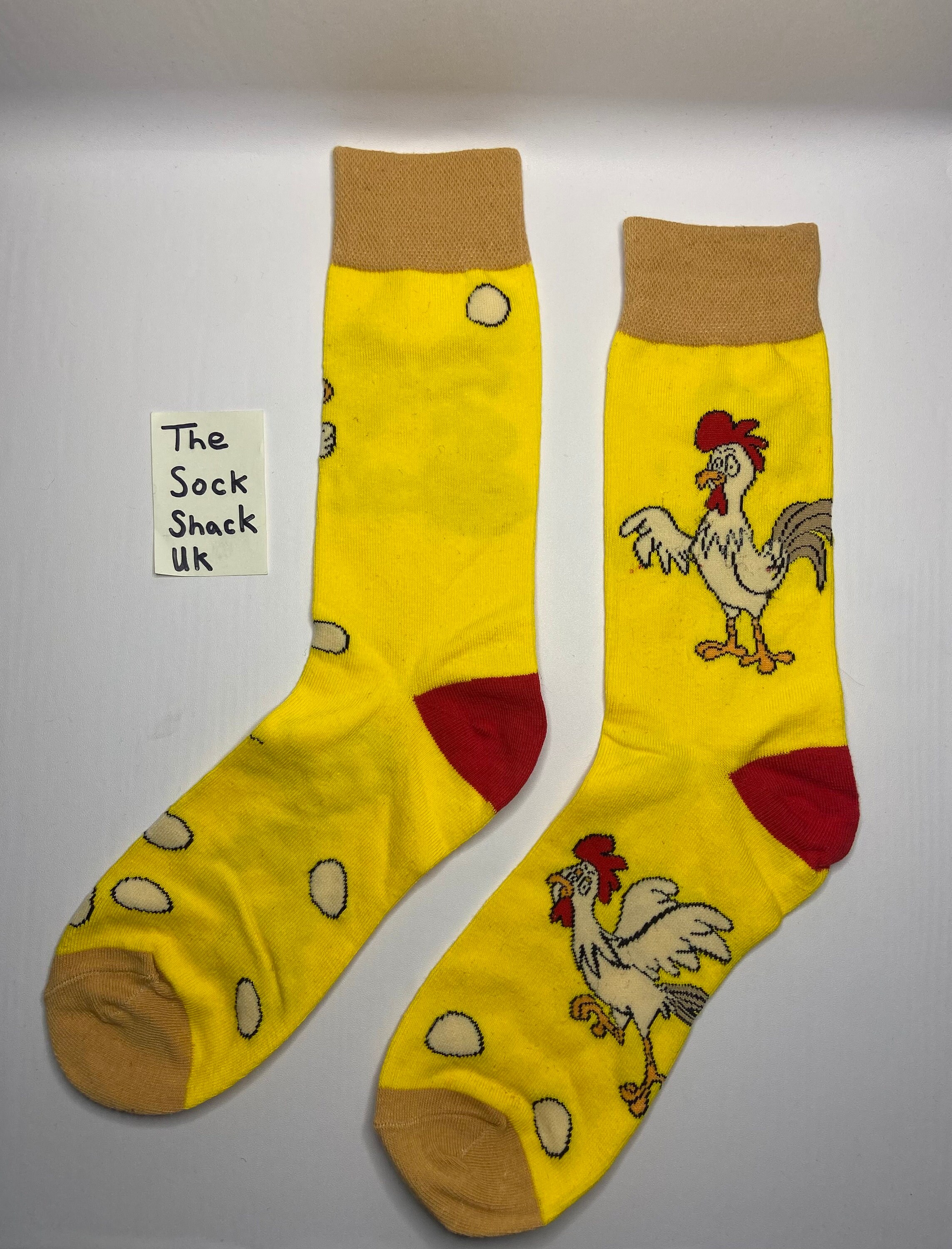 Rooster Print Socks, Chicken, Animal Socks, Stocking Filler, Chicken ...