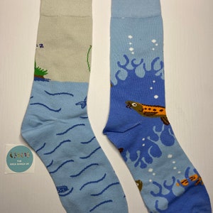Fisherman Socks, Novelty Socks, Animal Socks, Fish, Trout, Fish Gift ...