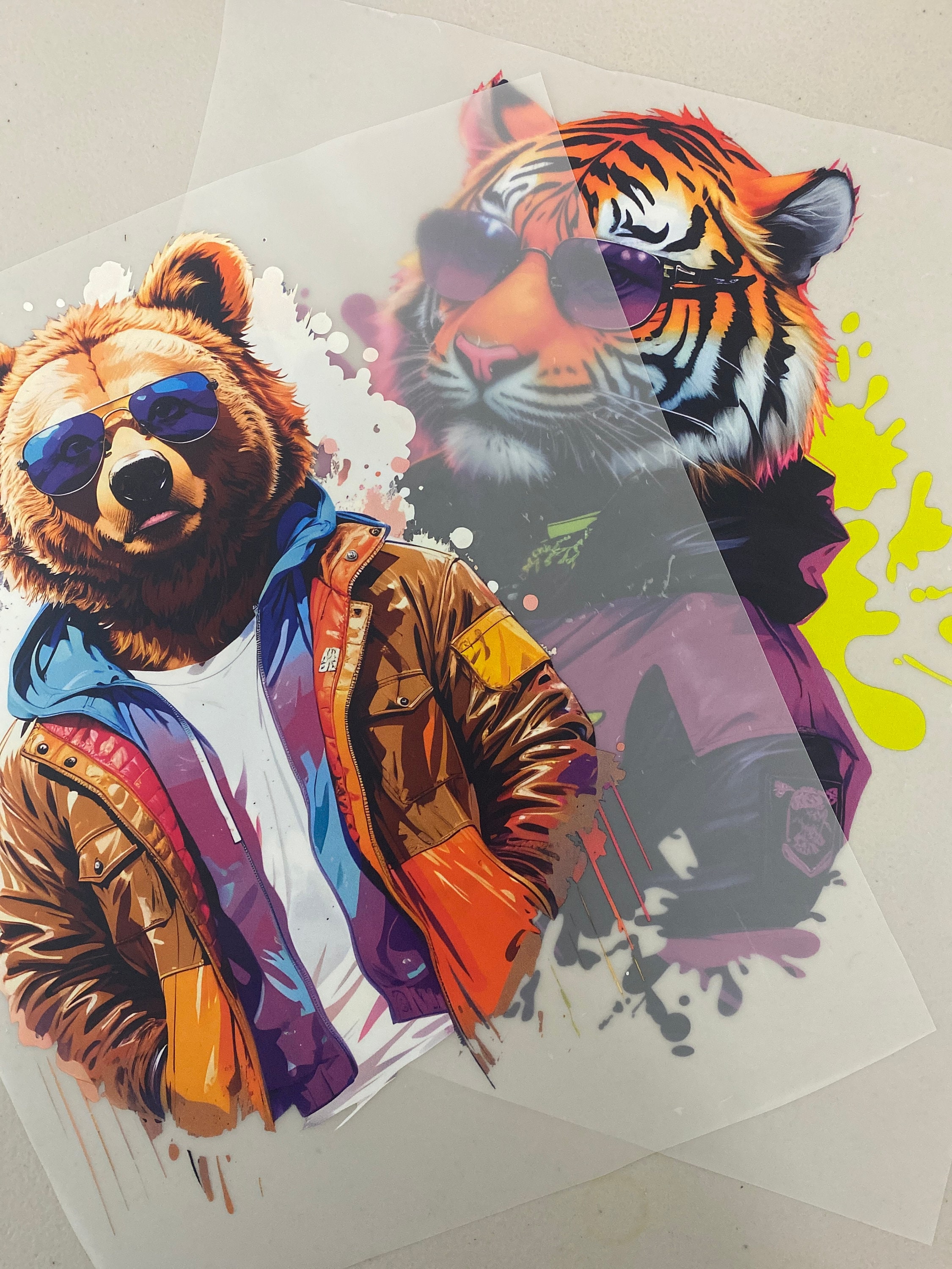 DTF Transfer, Full Color Custom DTF Print, High Quality, Ready to Press ...