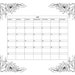 Flower Coloring Book Calendar Printable Download - Etsy