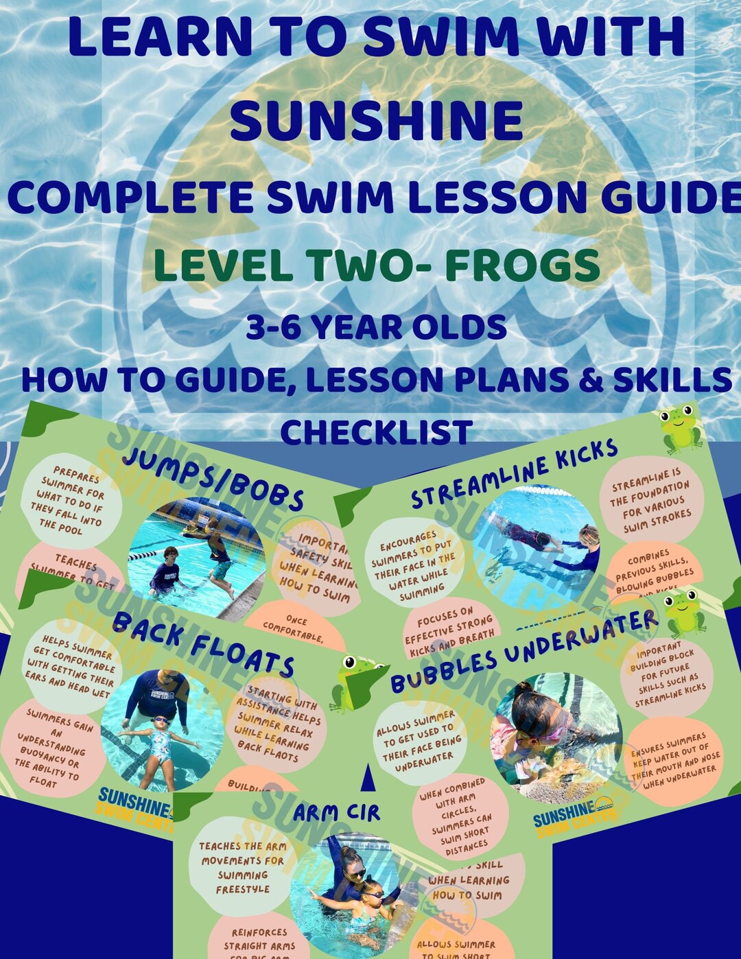 Teach Your Child to Swim Preschool Level 2 - Etsy