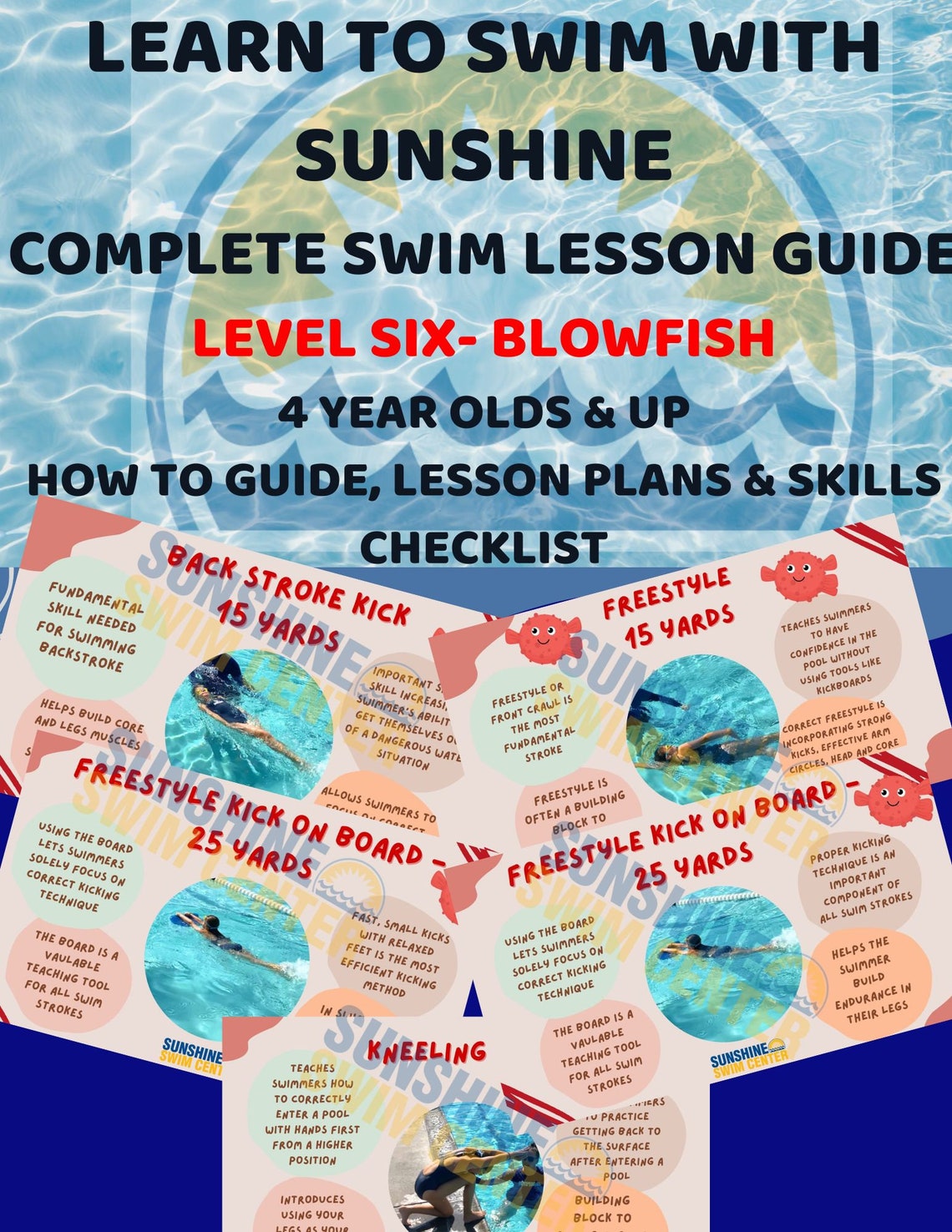Teach Swim Lessons- Side Breathing Level 2 - Etsy