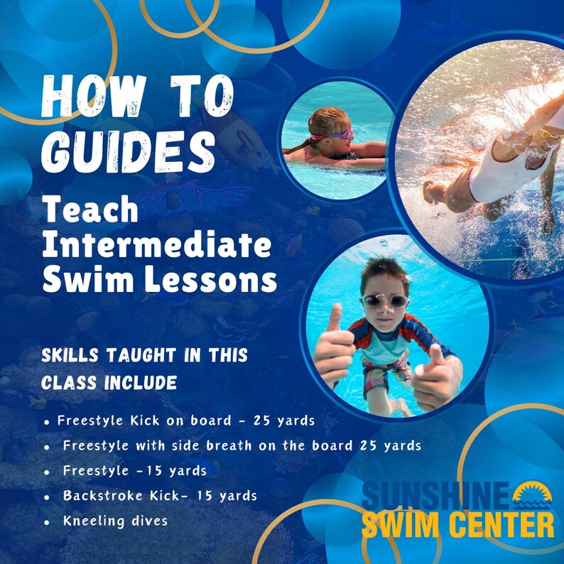 Teach Swim Lessons- Side Breathing Level 2 - Etsy