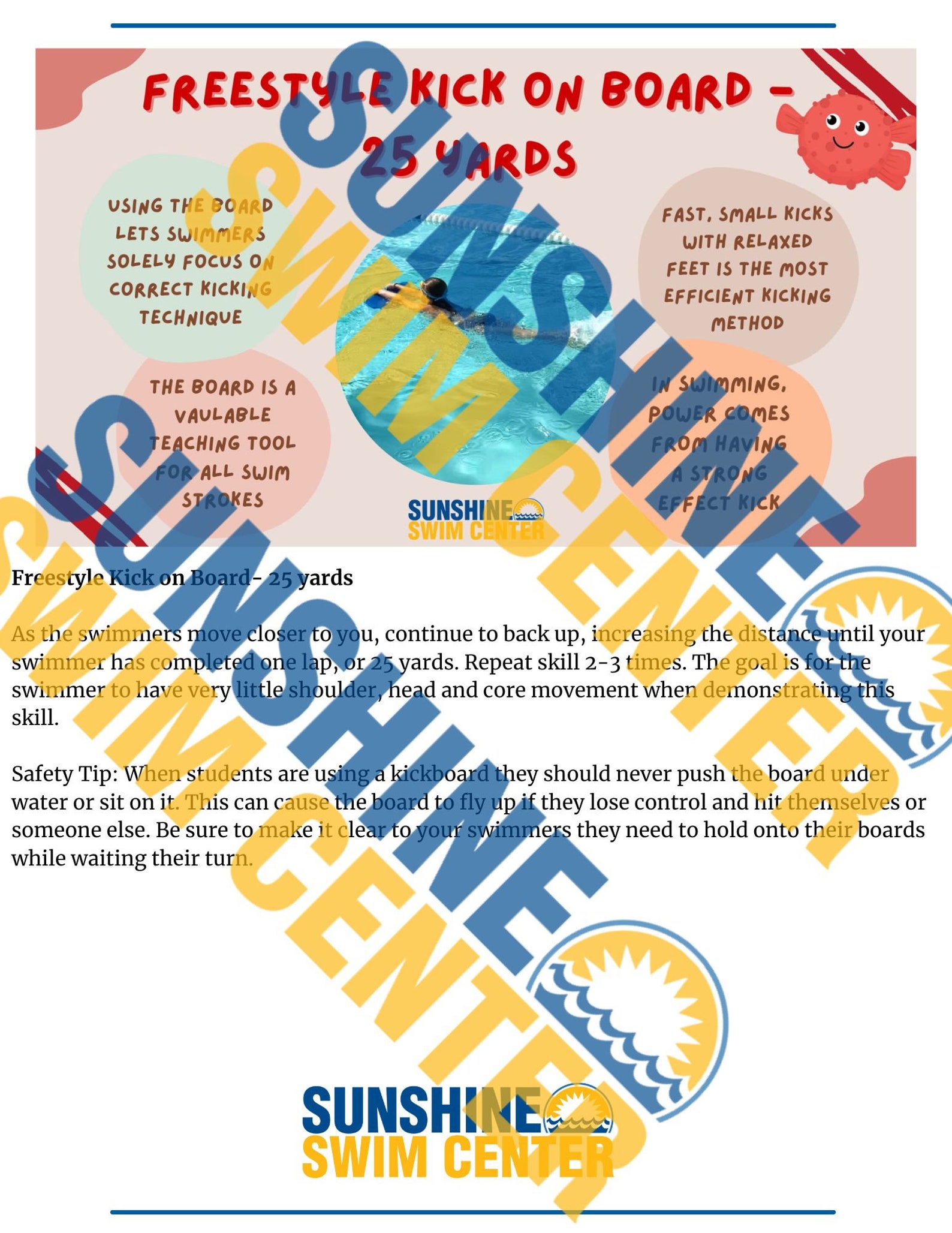 Teach Swim Lessons- Side Breathing Level 2 - Etsy