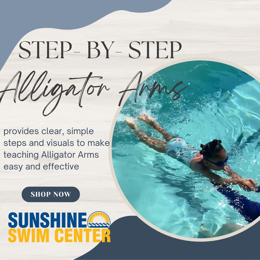 Learn to Swim- Skill Breakdown "streamline Arms With Kicks" - Etsy