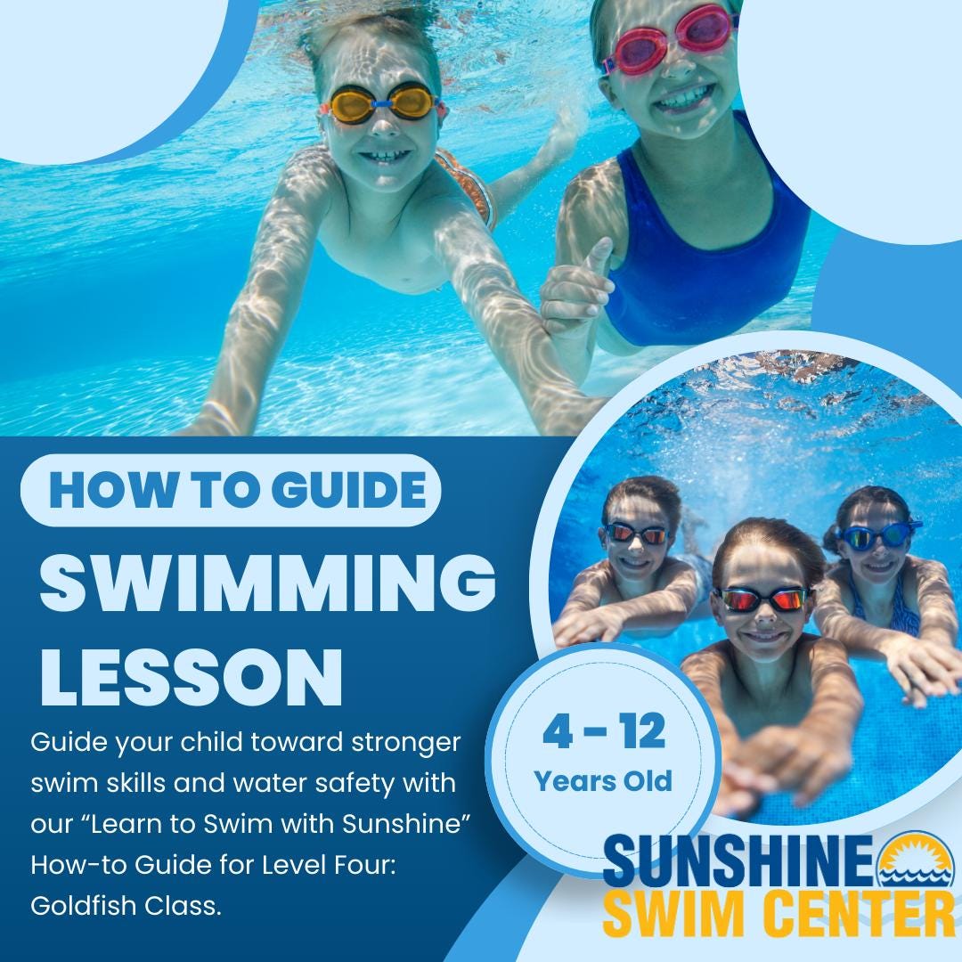 Teach Swim Lessons- Beginning/intermediate Skills 4-12 Year Olds - Etsy