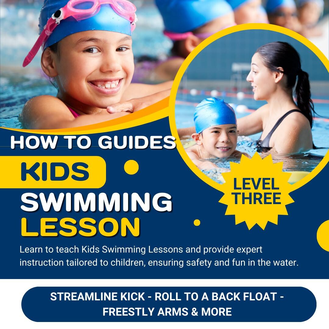 Teach Your Child to Swim- Preschool & School Aged Level 3 - Etsy