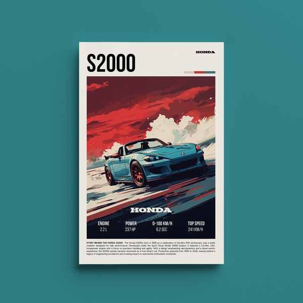Honda S2000 - Etsy