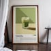 Retro Matcha Poster Vintage Matcha Art Print, Nostalgic Cafe Decor ...