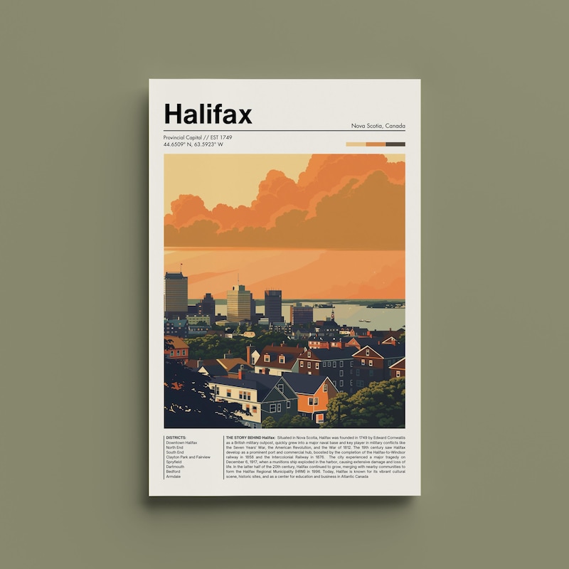 Halifax Canada - Etsy
