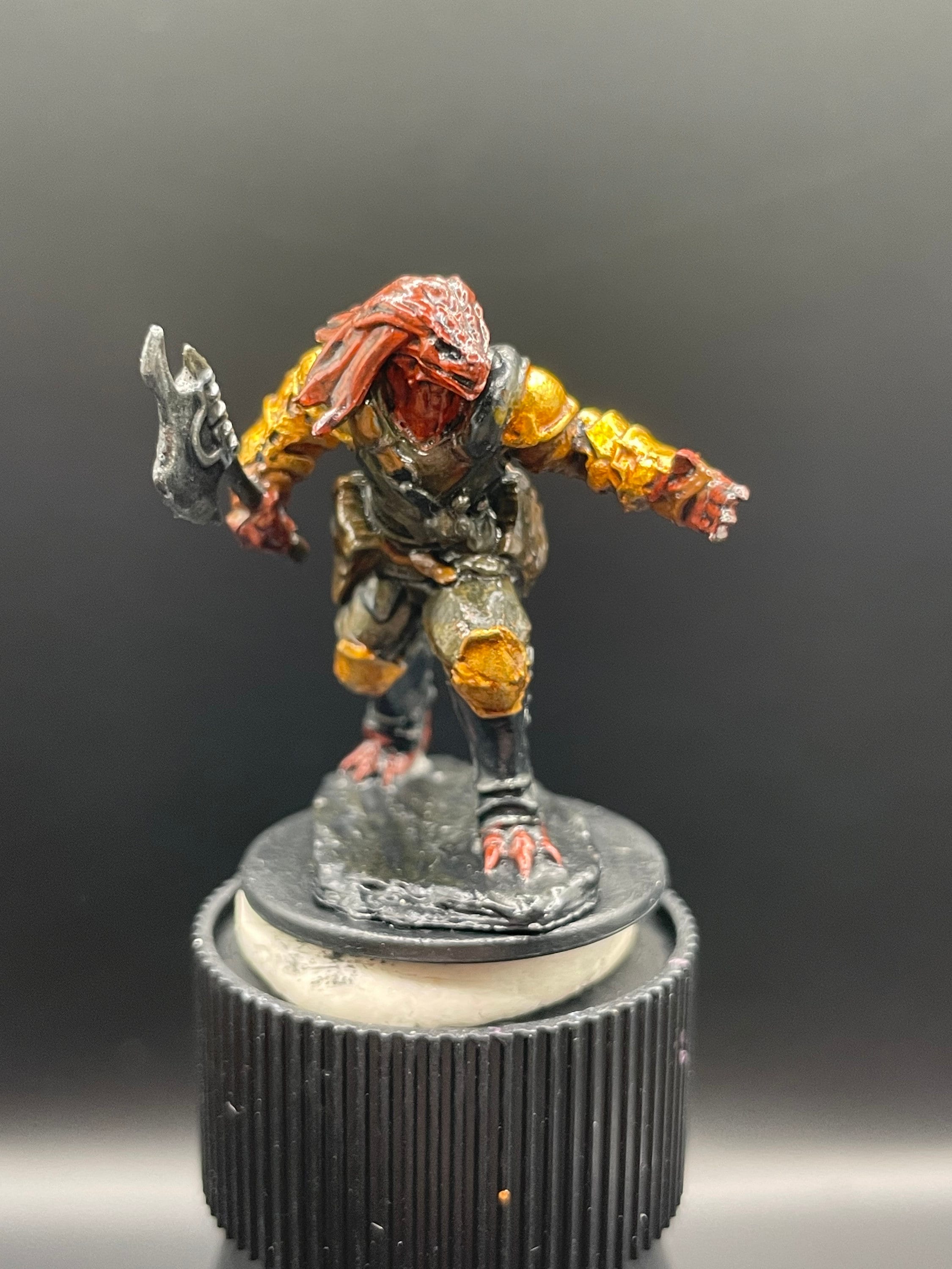 Dragonborn Barbarian Hand Painted Miniature - Etsy