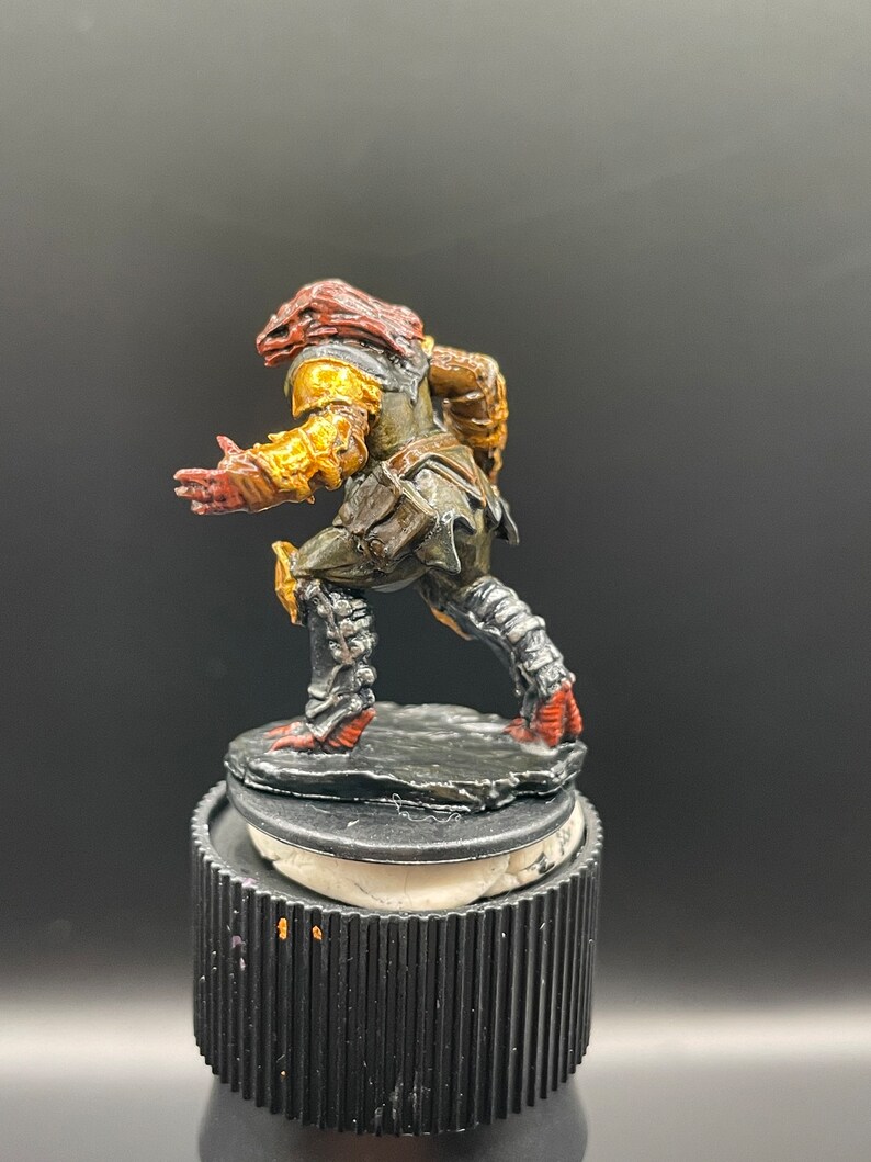 Dragonborn Barbarian Hand Painted Miniature - Etsy