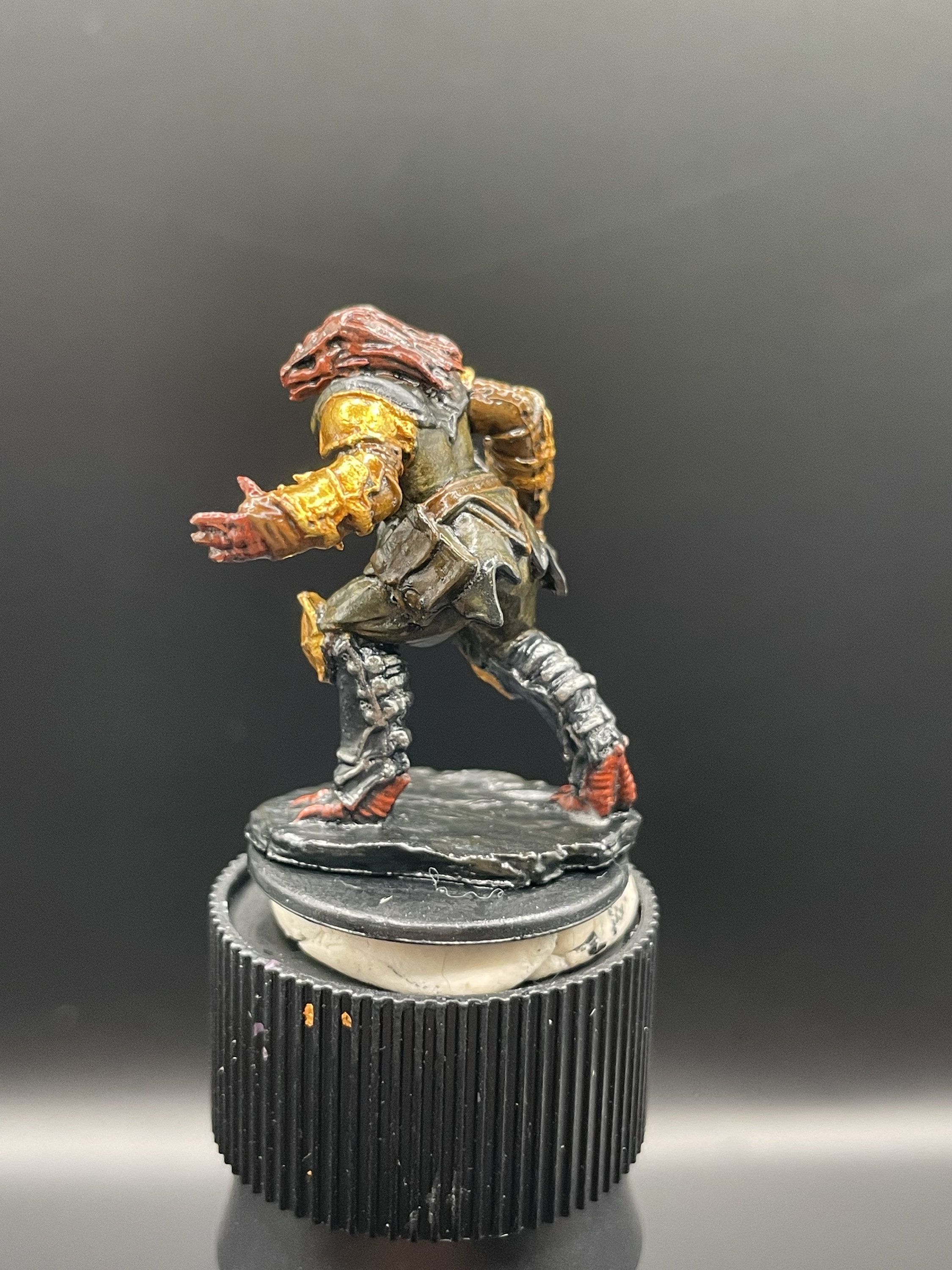 Dragonborn Barbarian Hand Painted Miniature - Etsy