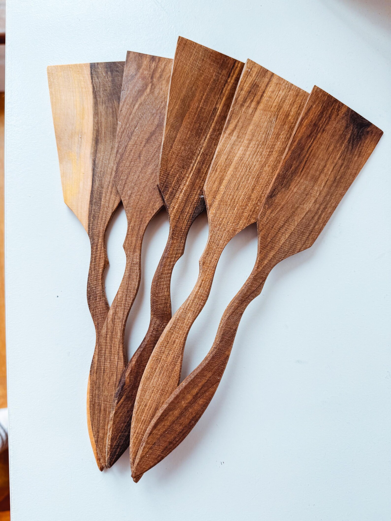 Handmade Wooden Spatulas – 24cm & 31cm – Rustic Kitchen Utensils - Etsy