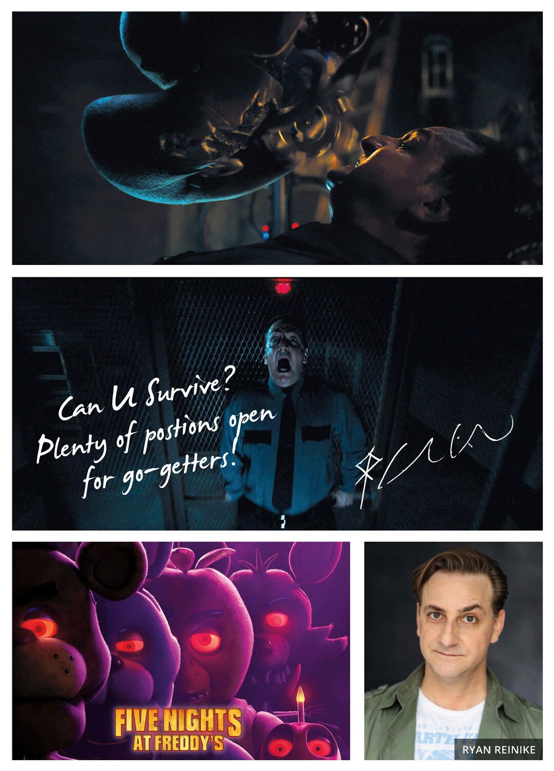 Tarjeta FNaF Comp Ryan Reinike como quizás Fritz / Phone Guy / Phone ...