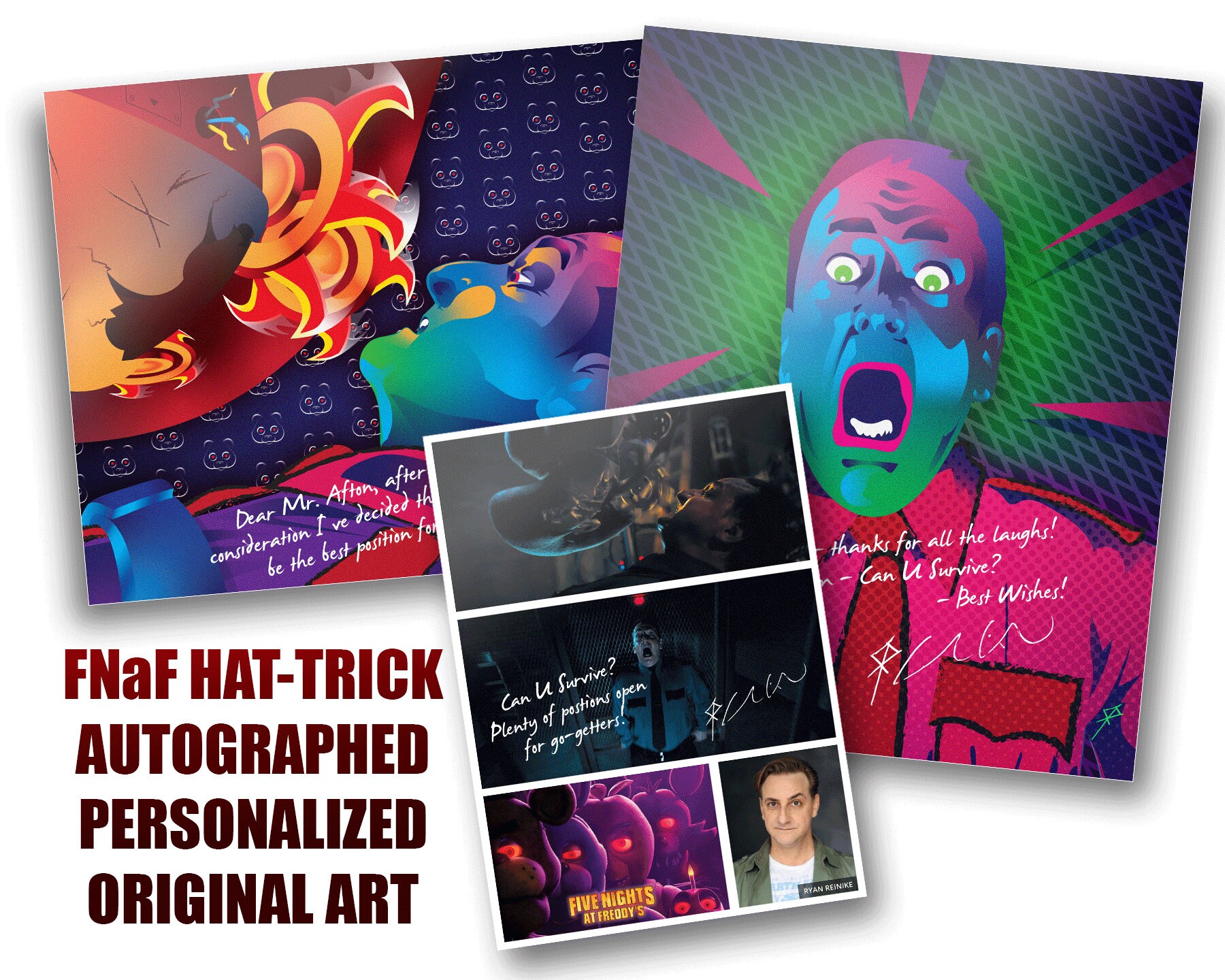 Fnaf HAT-TRICK COMBO Ryan Reinike as maybe Fritz / Phone Guy / Phone ...