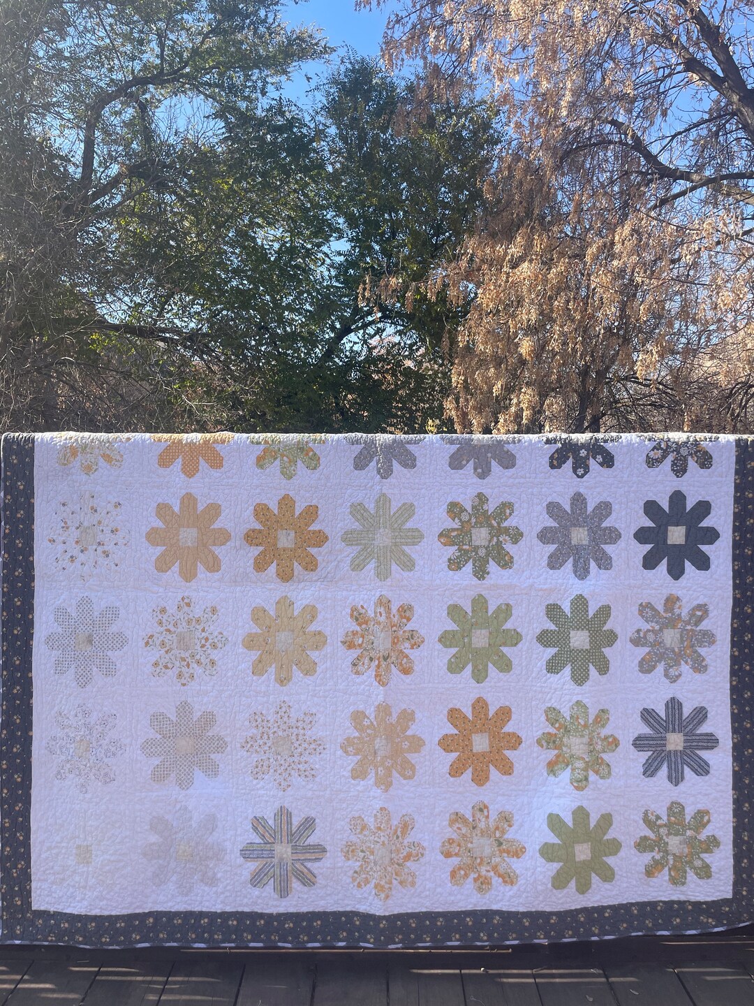 Daisy Quilt - Fresh as A Daisy - Etsy