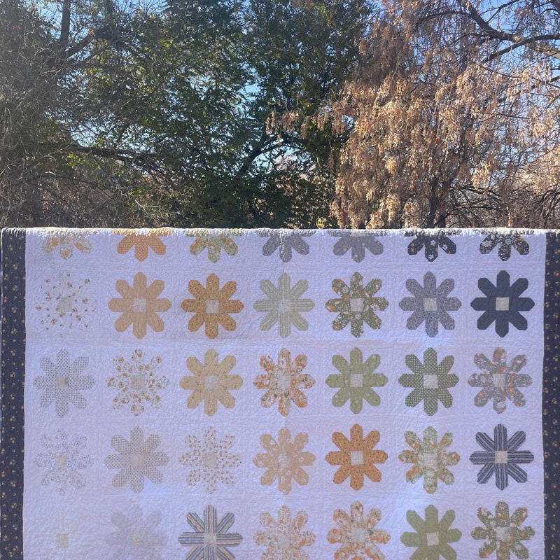 Cotton Daisy Quilt Pattern - Etsy