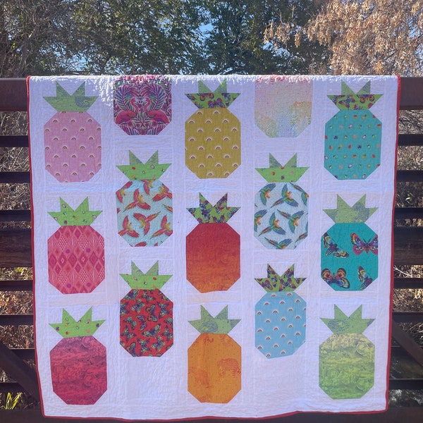 Pineapple Quilt - Etsy