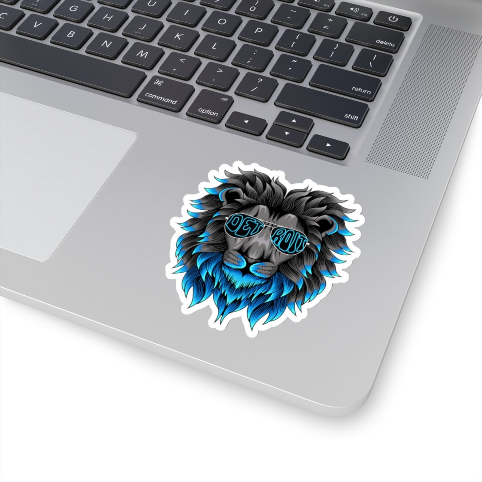 Detroit Football Fan Sticker, Gift Fot Detroit Football Fan, Kiss-cut ...