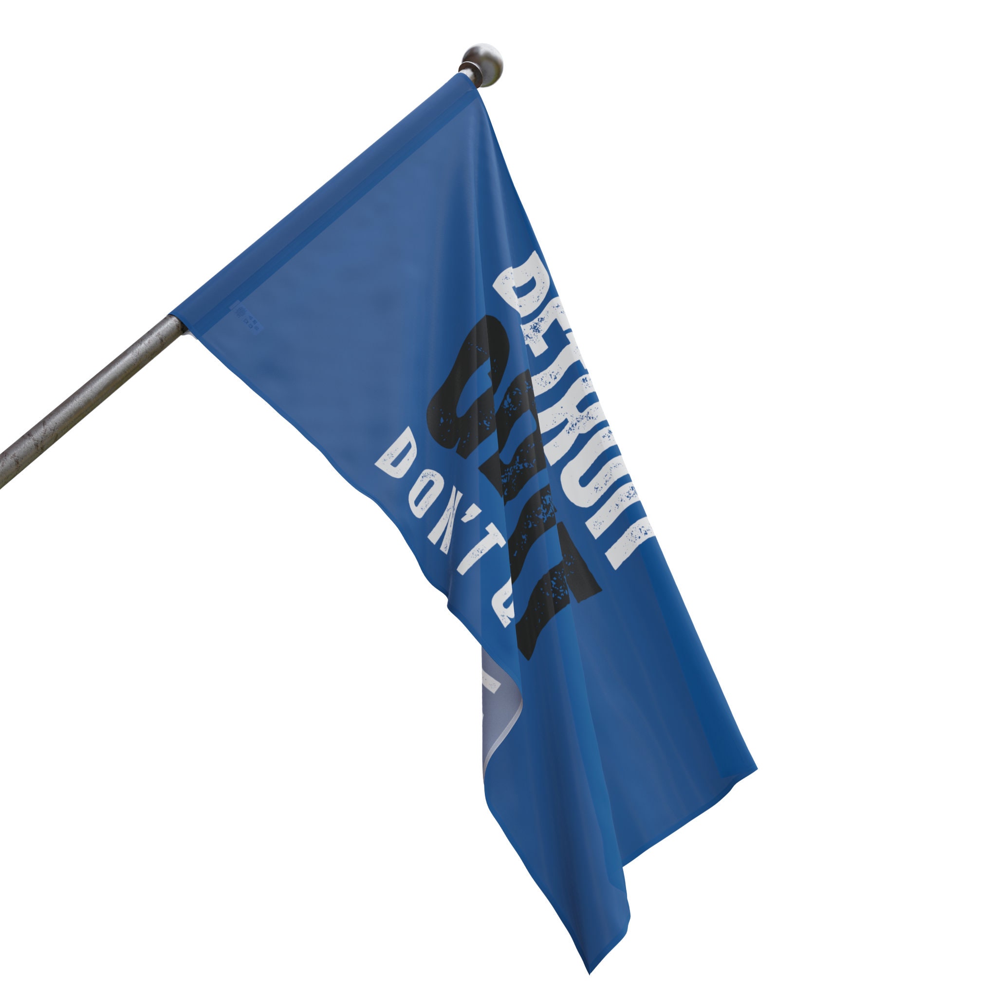 Detroit Grit Don't Quit Flag, Detroit Flag, Detroit Football Flag - Etsy