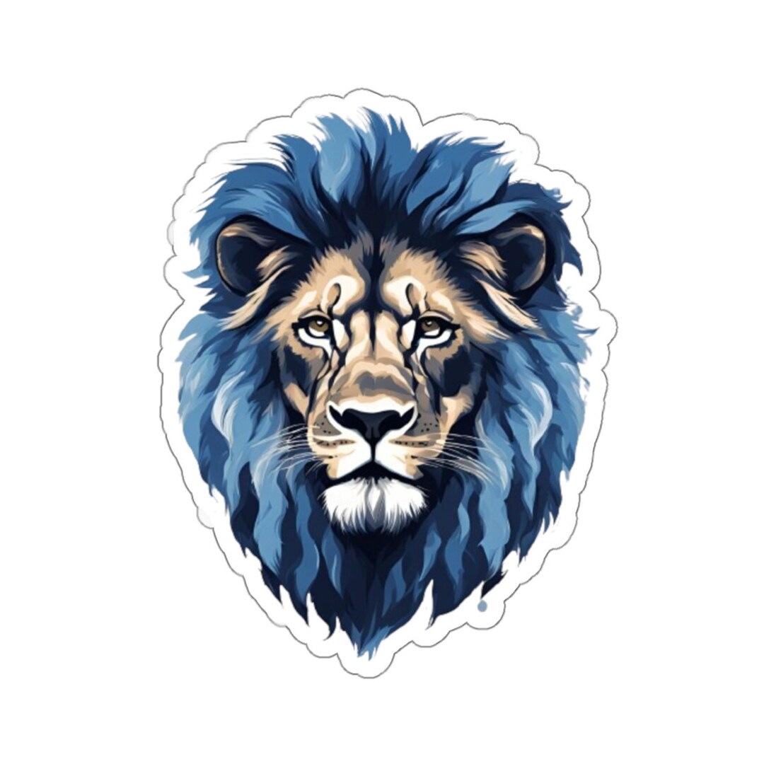 Lion Sticker, Detroit Football Fan Sticker, Lion Waterbottle, Fan Lion ...
