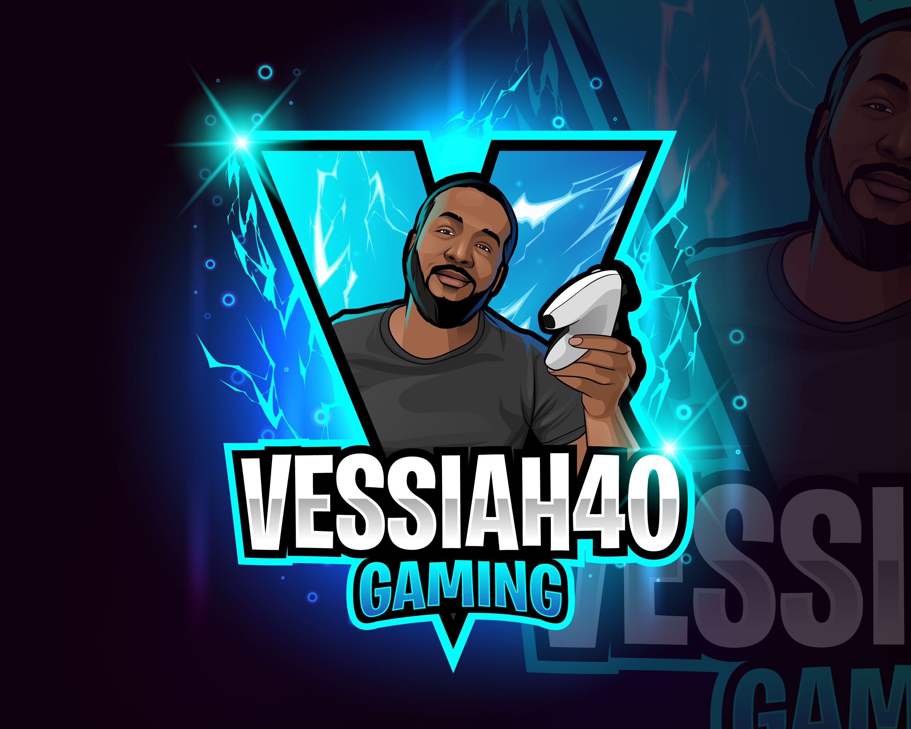 Custom Gaming Logo, Cartoon Mascot Character Logo Maker, Twitch ...