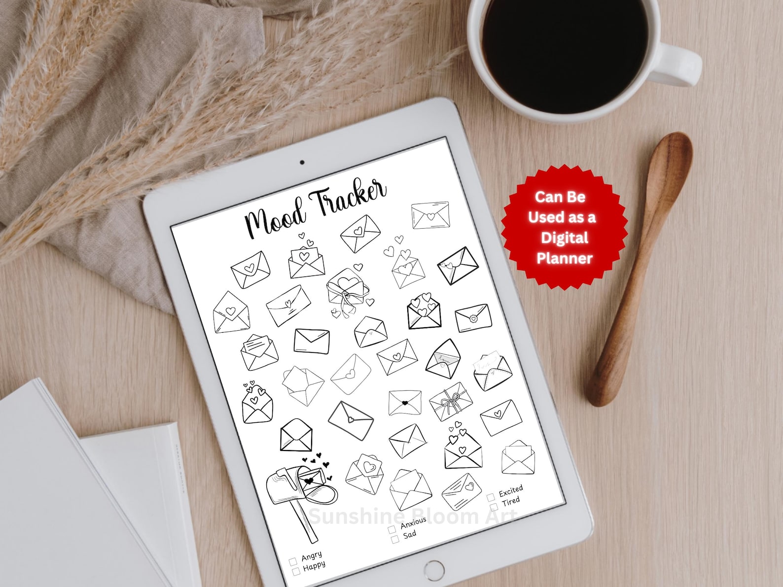 Valentine’s Day Mood Tracker - Printable Mood Tracker - Daily Mood ...
