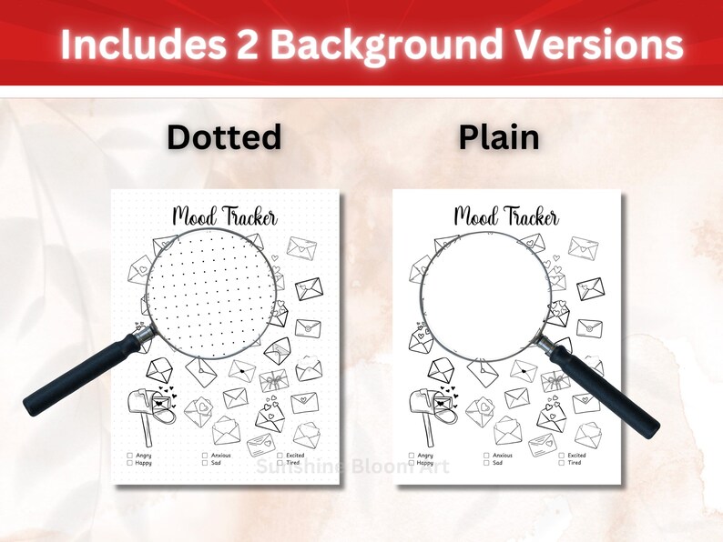 Valentine’s Day Mood Tracker - Printable Mood Tracker - Daily Mood ...