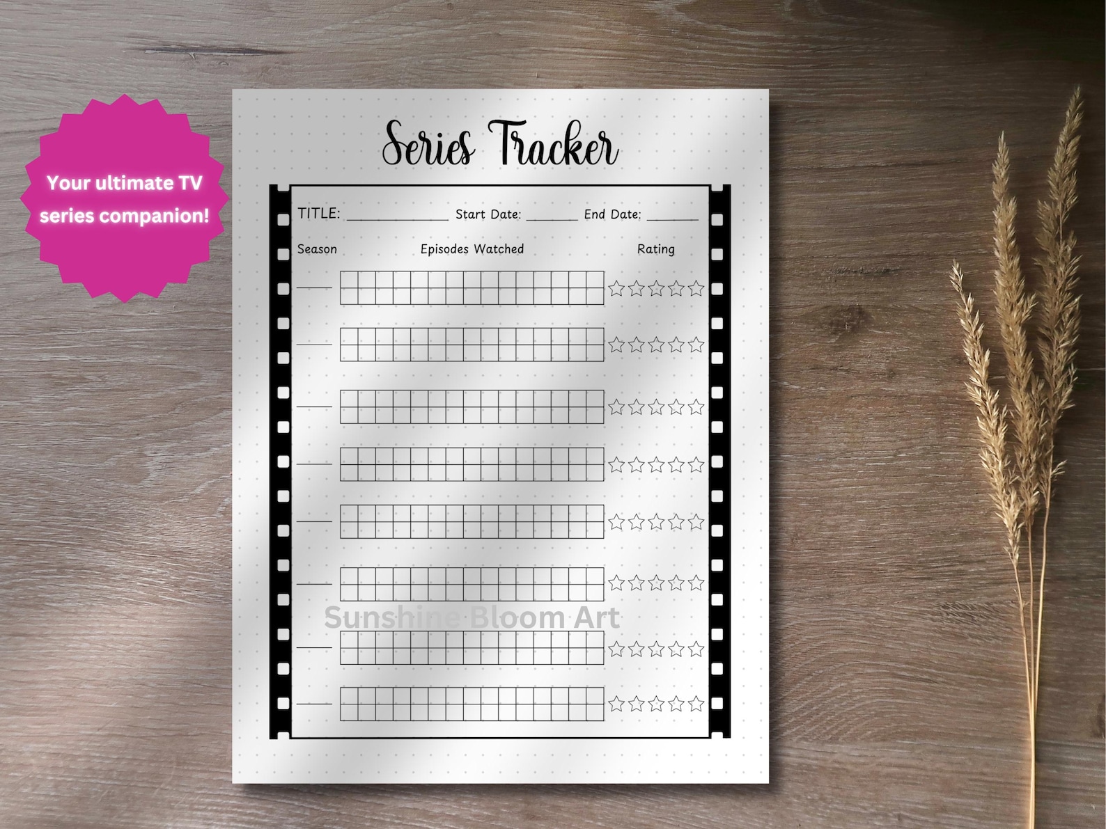 Series Tracker - TV Show Tracker - Episode Tracker - TV Series Journal ...