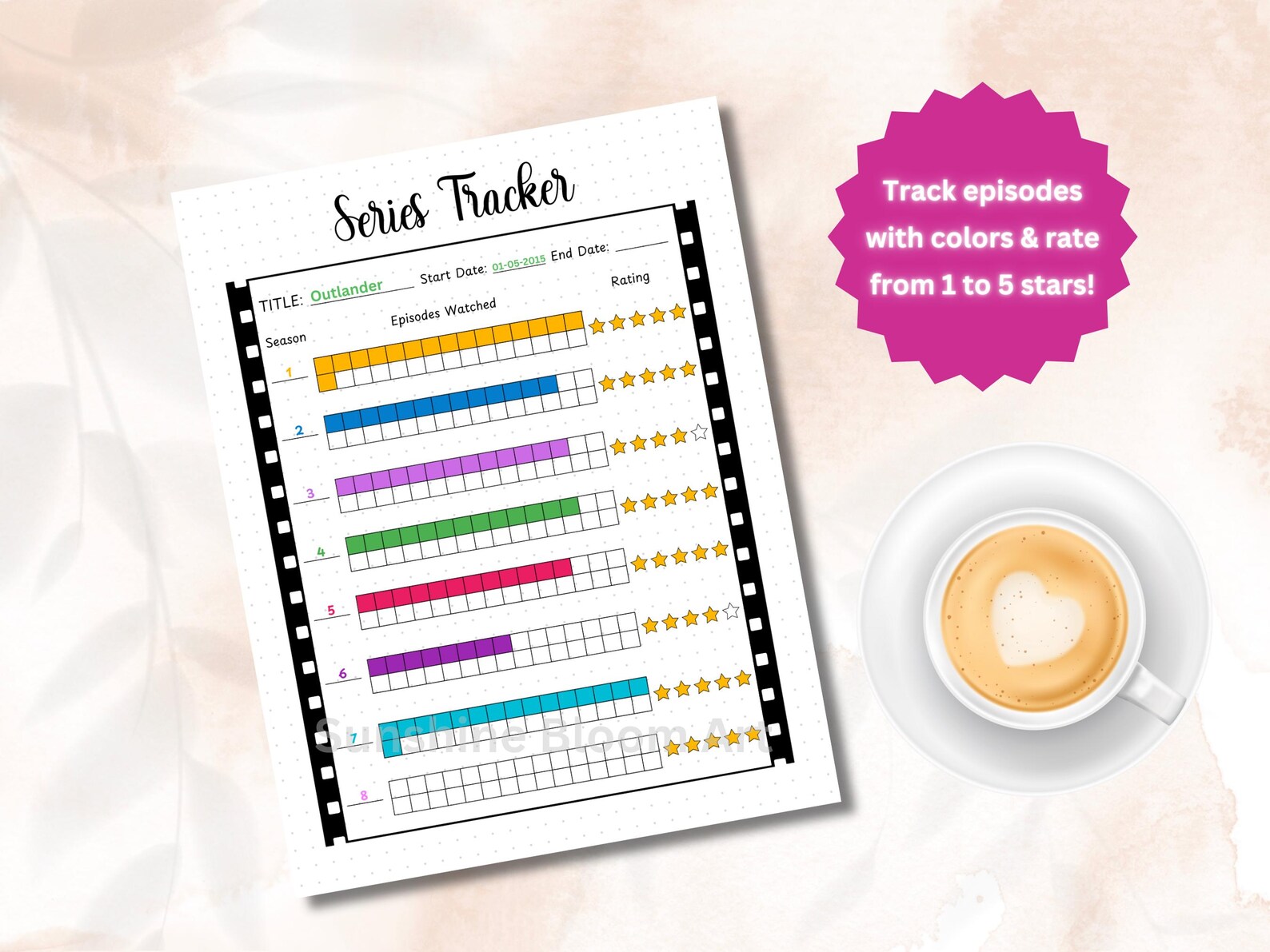 Series Tracker - TV Show Tracker - Episode Tracker - TV Series Journal ...