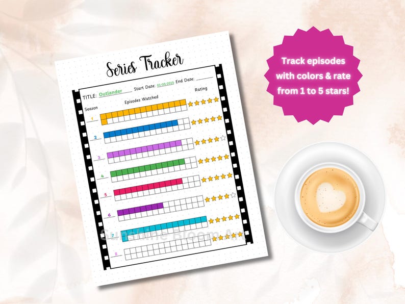 Series Tracker - TV Show Tracker - Episode Tracker - TV Series Journal ...