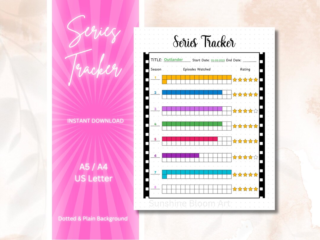 Series Tracker - TV Show Tracker - Episode Tracker - TV Series Journal ...