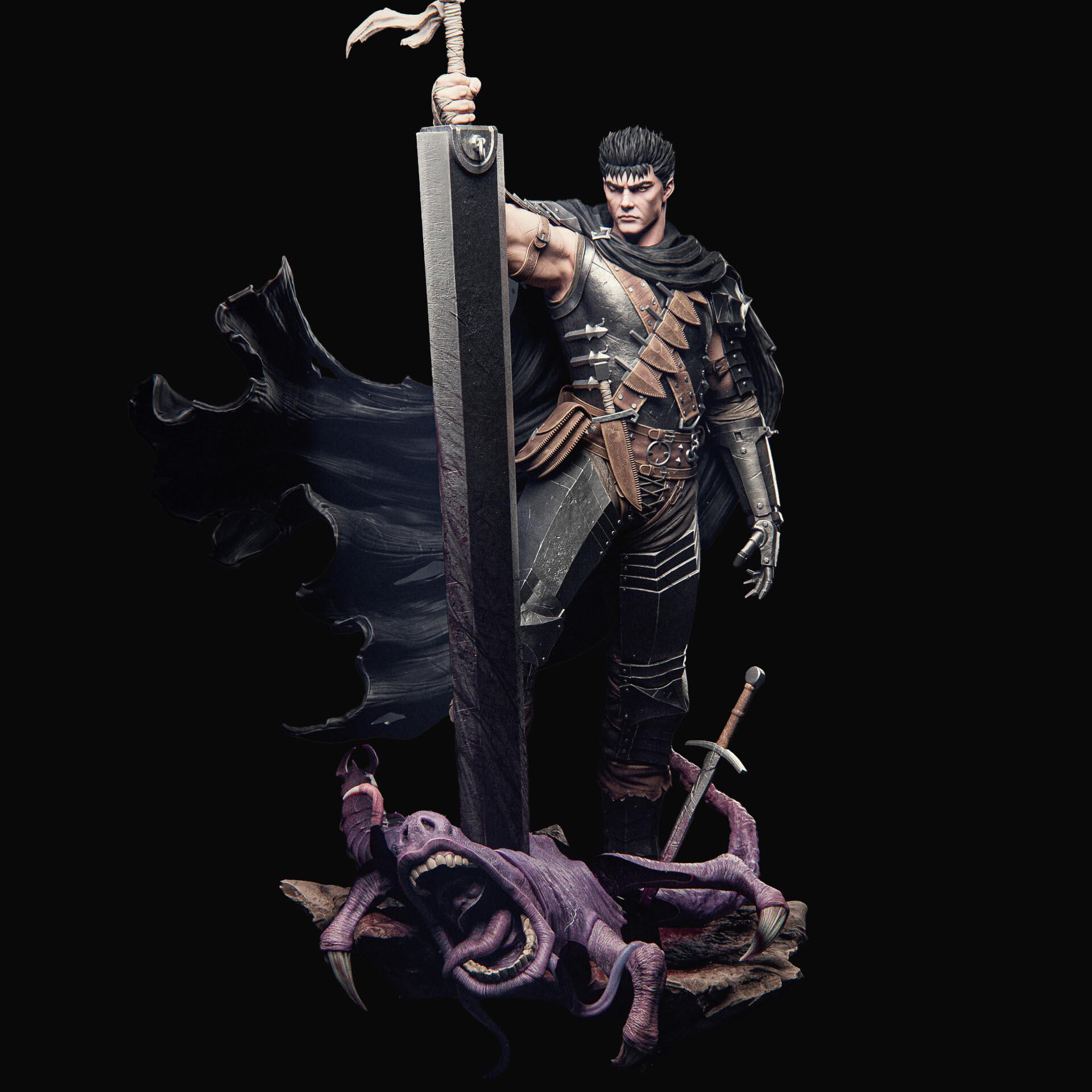 Guts High Quality STL File Ready to Print Printer Model Gift Movie ...