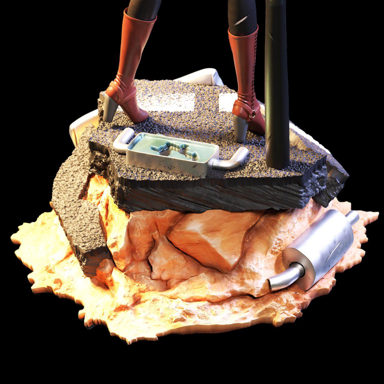 Android 18 High Quality STL File Ready to Print Printer Model Gift ...