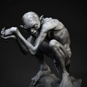 GOLLUM High Quality STL File Ready to Print Printer Model Gift Movie ...