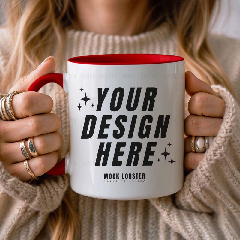 Red Mug - Etsy