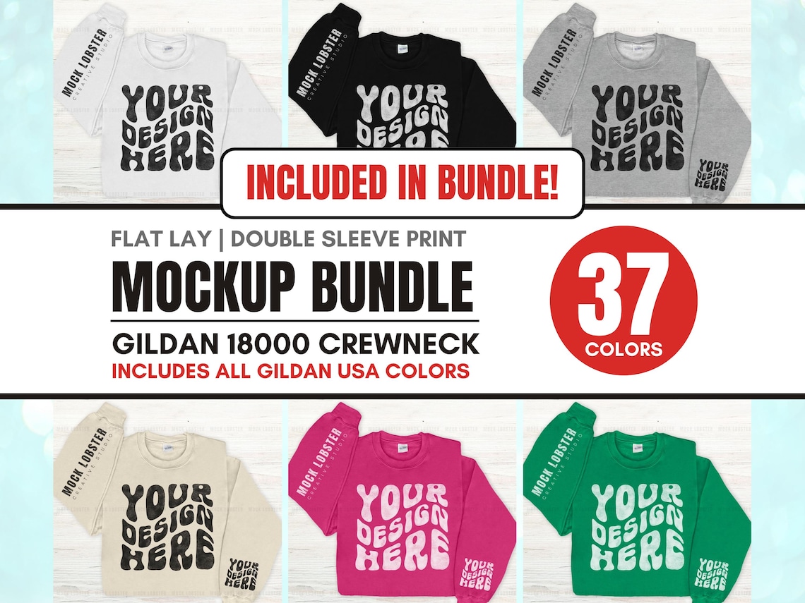 Whole Shop Mockup Bundle | Lifetime Access | Comfort Colors, Gildan ...