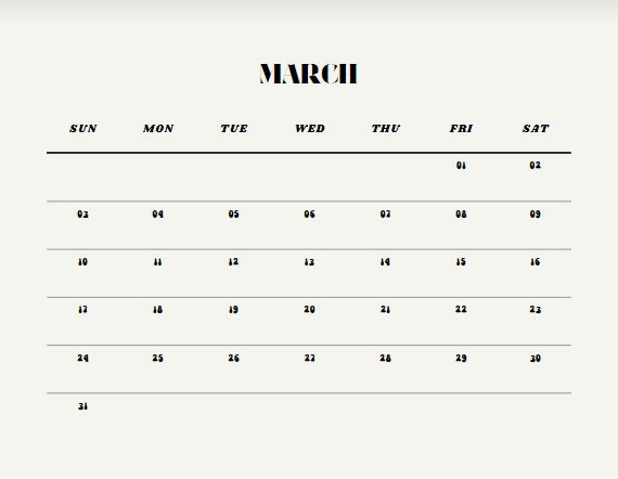 2024 Boho Calendar! - Etsy