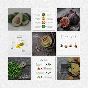 Nutrition Coach, Health Coach, Canva Social Media, Instagram Template ...