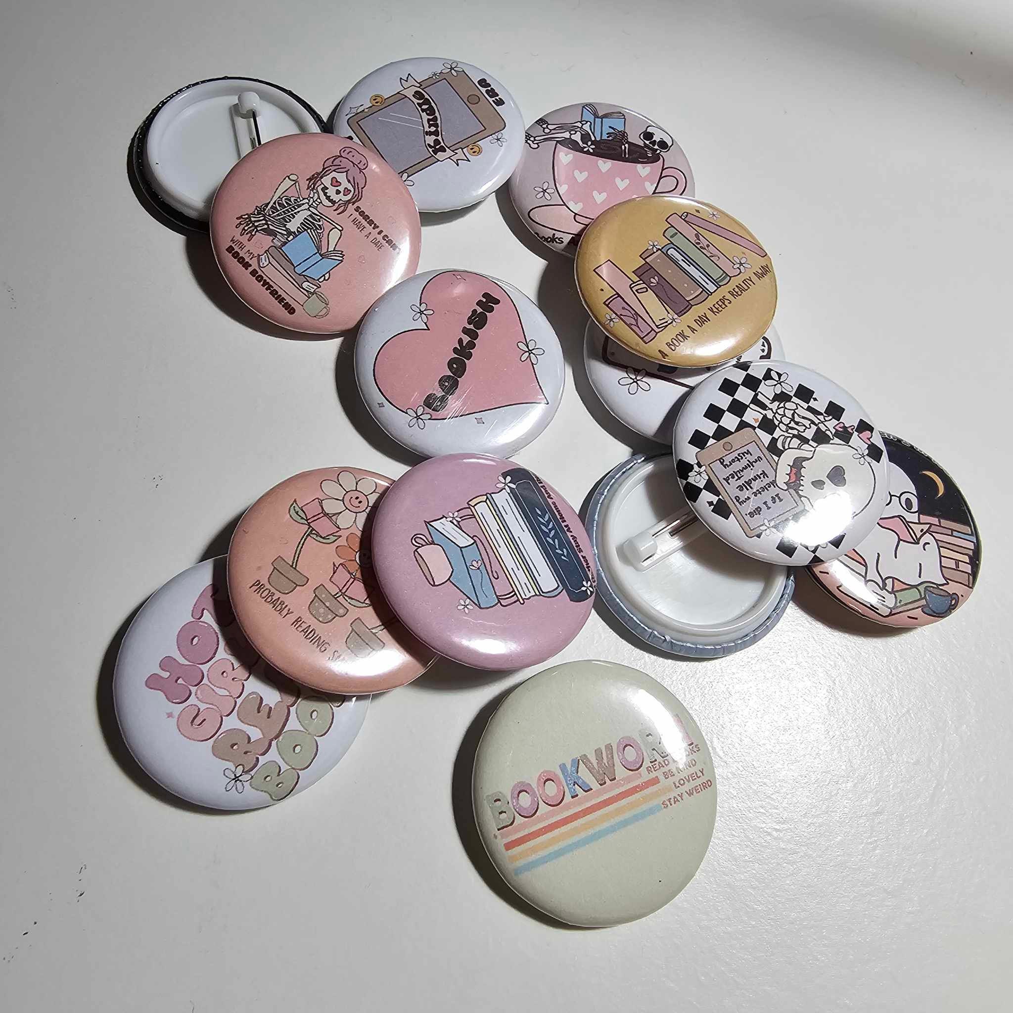 Personalised Pin Badges — Custom Images & Text - Etsy