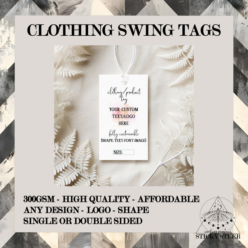 Silk Tags for Clothing - Etsy