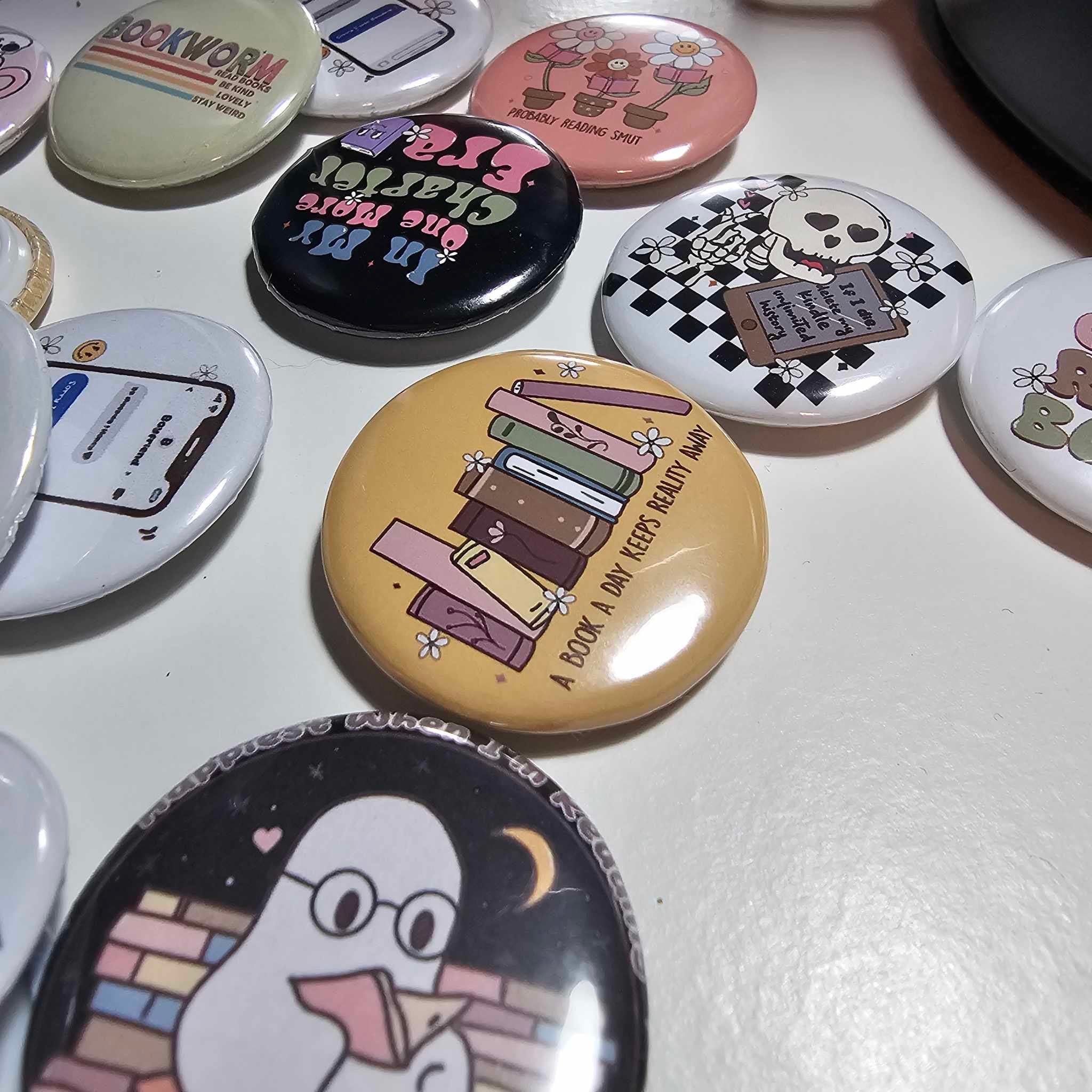 Personalised Pin Badges — Custom Images & Text - Etsy
